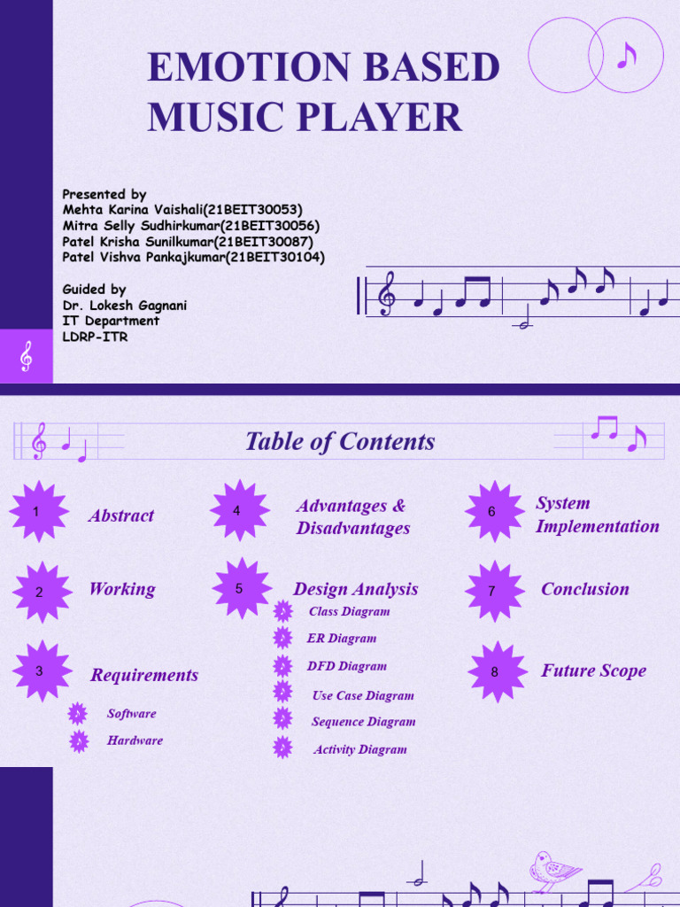 Emotion Based Music Playerfinally | PDF | Computer Engineering | Computing