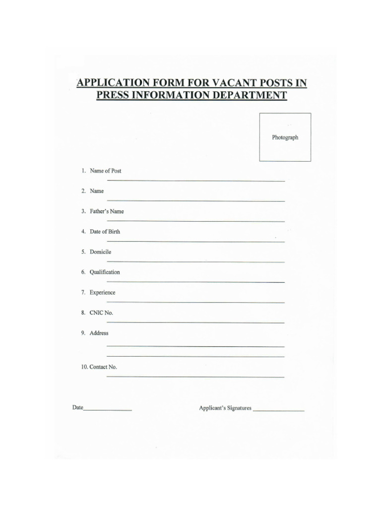 PID Form | PDF