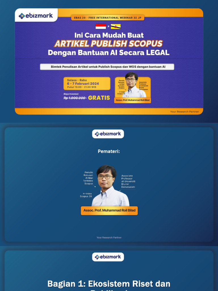 Ekosistem Riset Dan Publikasi | PDF | Data | Intelligence