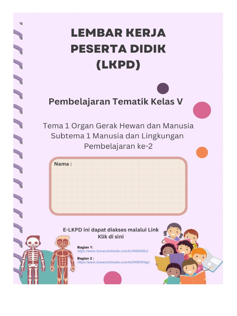 LKPD Organ Gerak | PDF