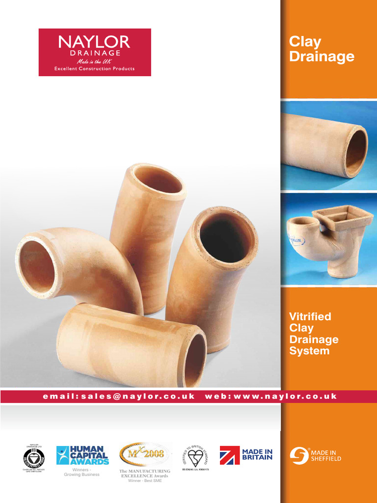 Clay - NEW-Clay-Drainage-0616 | PDF | Pipe (Fluid Conveyance) | Materials