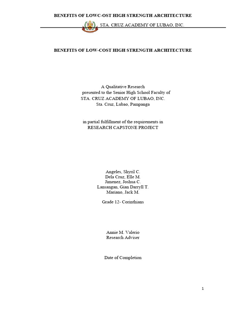 Capstone Research Final Paper Architecture | PDF | Affordable Housing ...