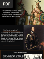 Mapa La Conquista de México | PDF | Hernán Cortés | Virreinatos del Imperio español