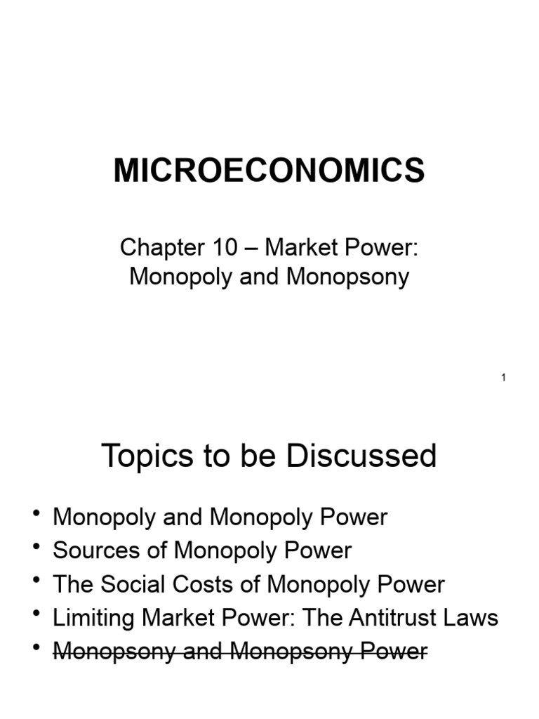 MICROECONOMICS ch10 | Download Free PDF | Monopoly | Demand