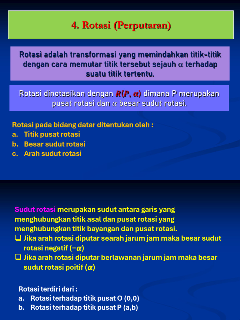 Rotasi | PDF