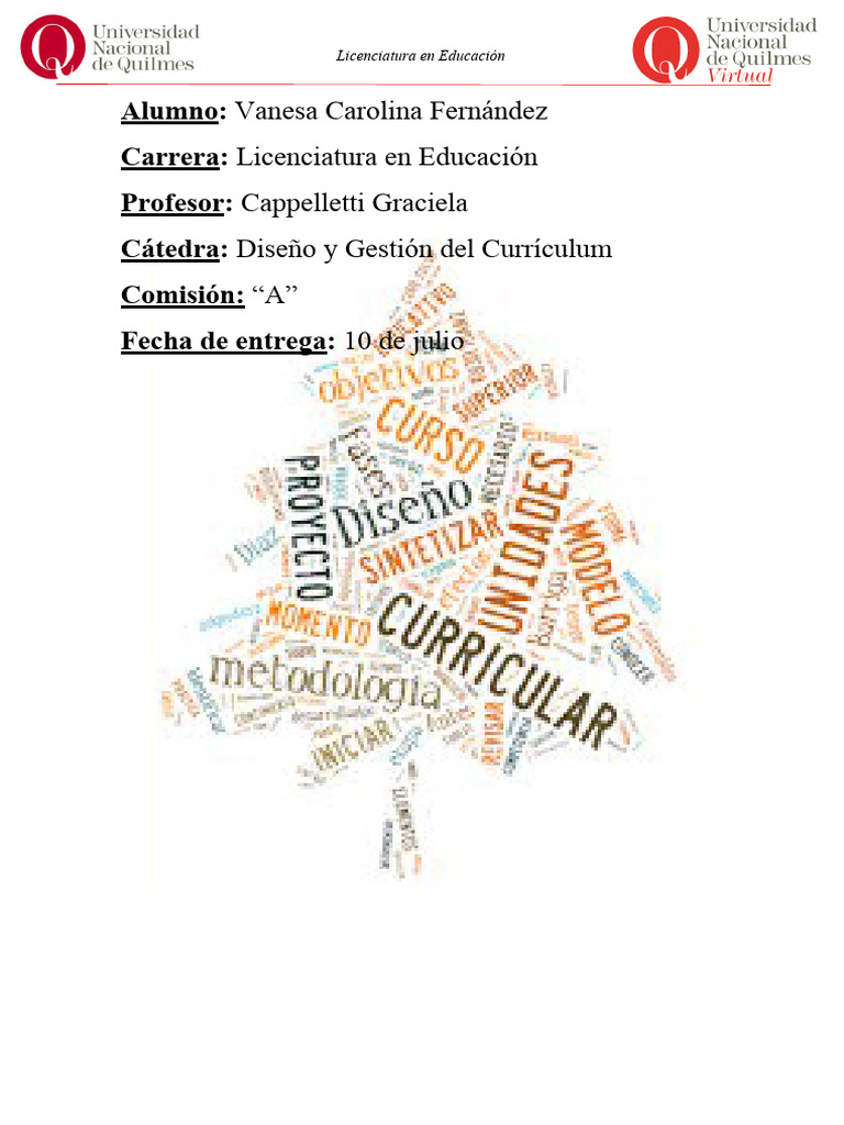 T.P. #1 - Comisión A | PDF | Plan de estudios | Diseño