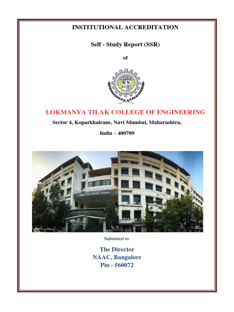 Naac SSR Ltce | PDF | Curriculum | Engineering