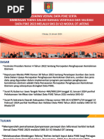 Bimbingan Teknis Penggunaan Aplikasi SIKS-NG Desa Kelurahan | PDF