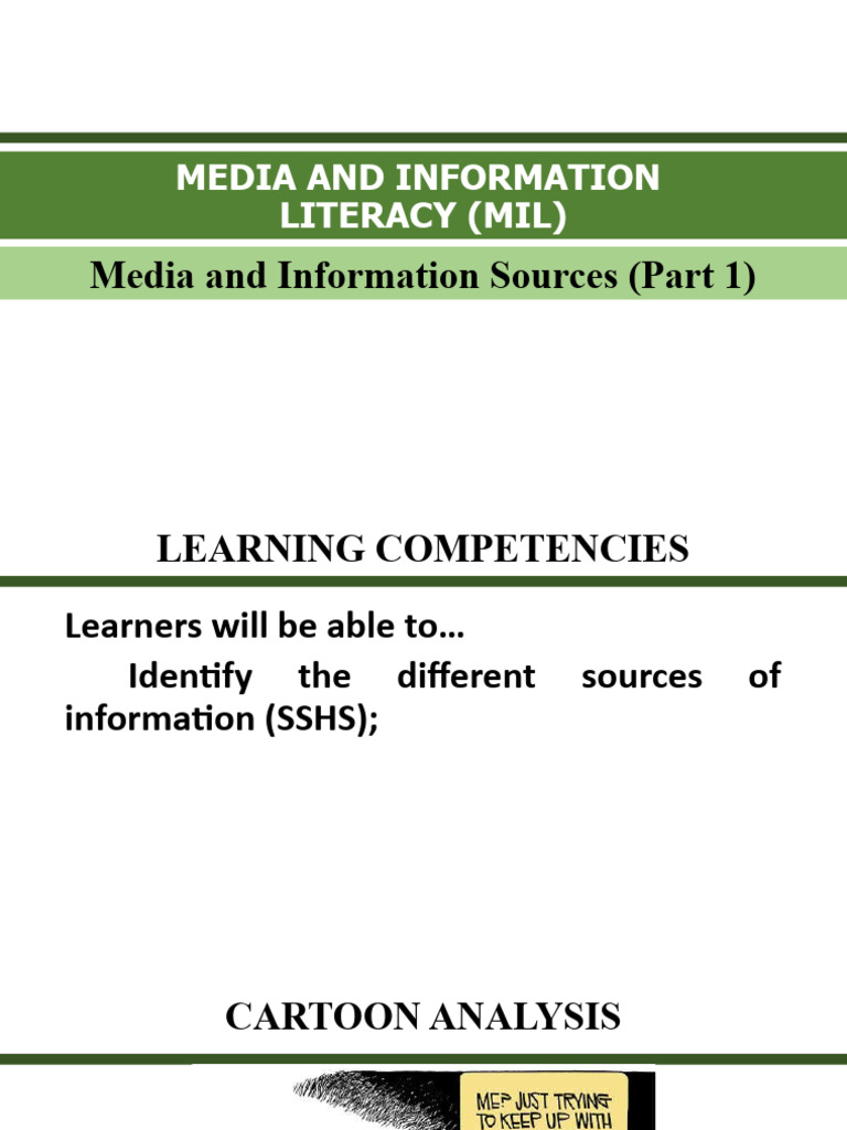 Understanding Media Information Sources | PDF | Mass Media | Information