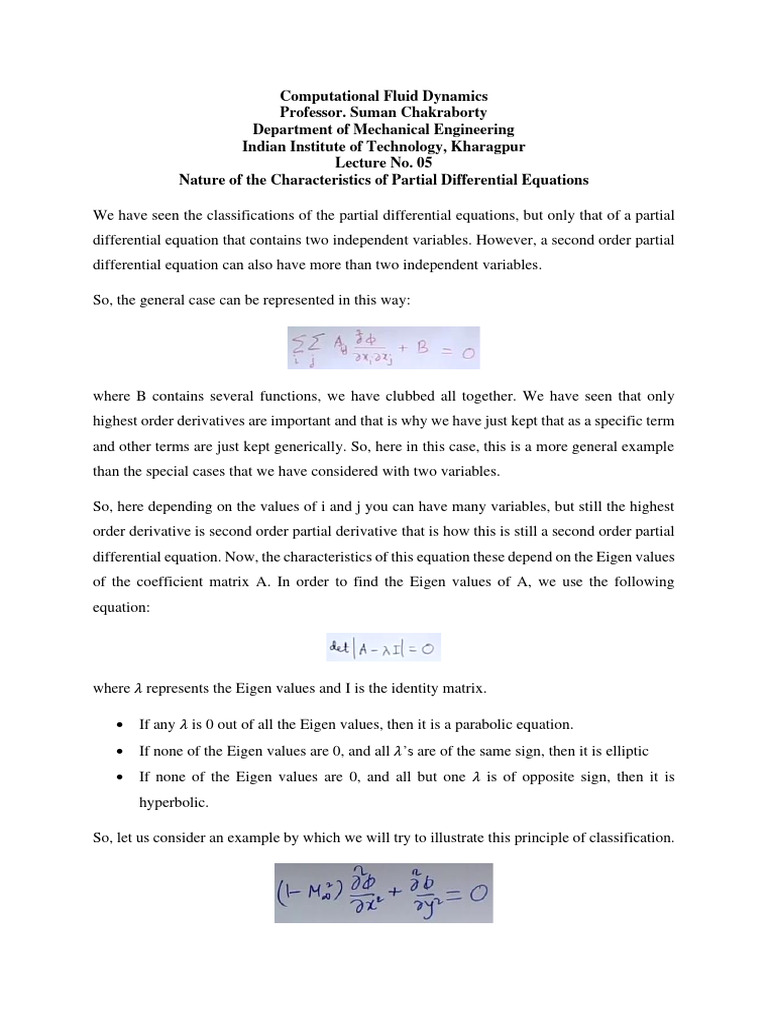 Lec 05 | PDF | Partial Differential Equation | Equations