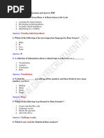 Data Visualization MCQ Questions and Answer PDF | PDF | Business Intelligence | Data