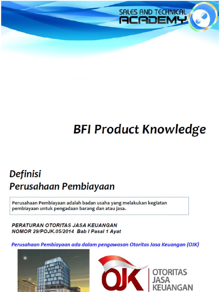 BFI Product | PDF