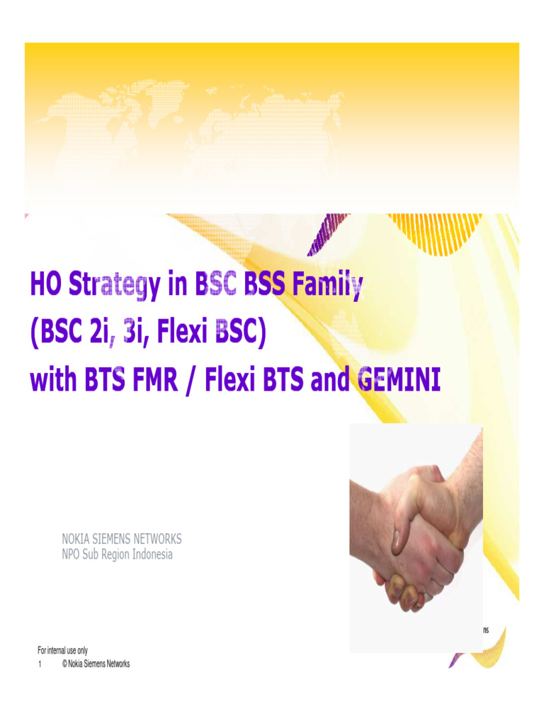 HO Strategy in BSC BSS Family (Compatibility Mode) | PDF | Computer Science | Telecommunications