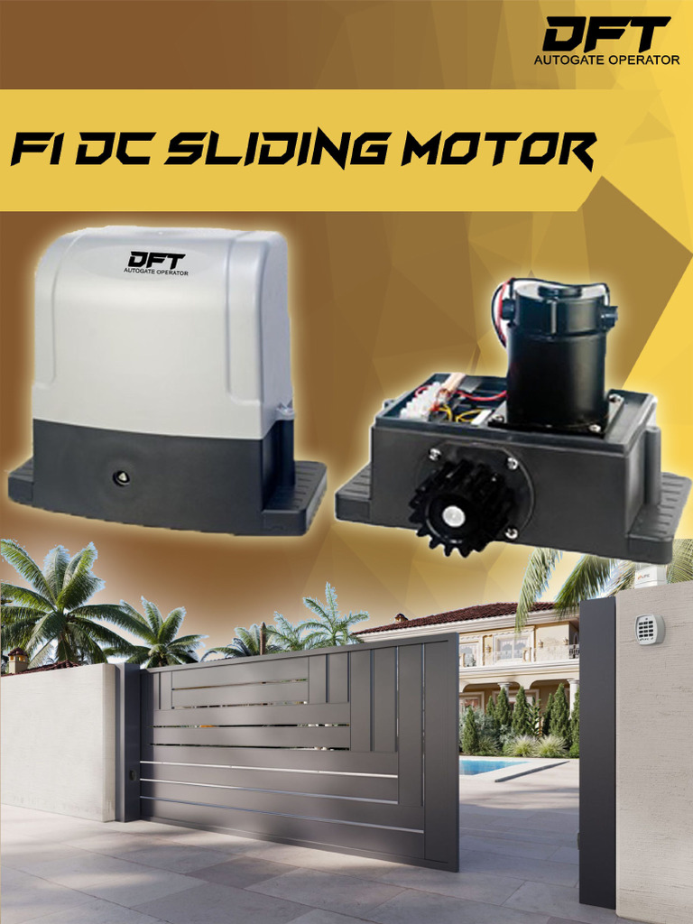 DFT F1 DC Sliding Motor | PDF