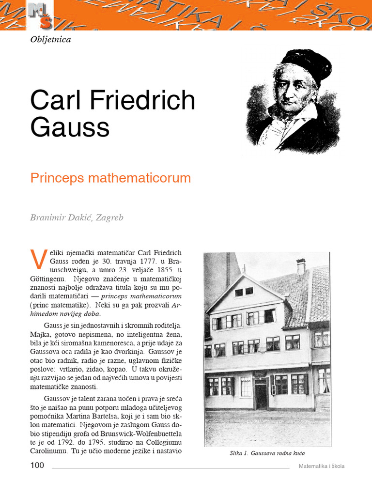 Carl Friedrich Gaus | PDF