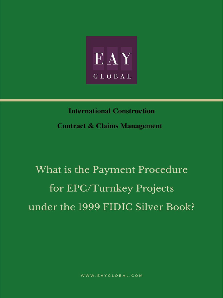 Non Payment 1999 FIDIC Silver Book 1706806177 | PDF | Employment | Common Law