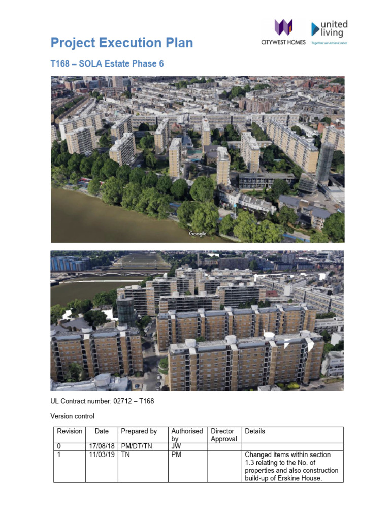 Major Works Project T0218 - Project Execution Plan - SOLA | PDF ...