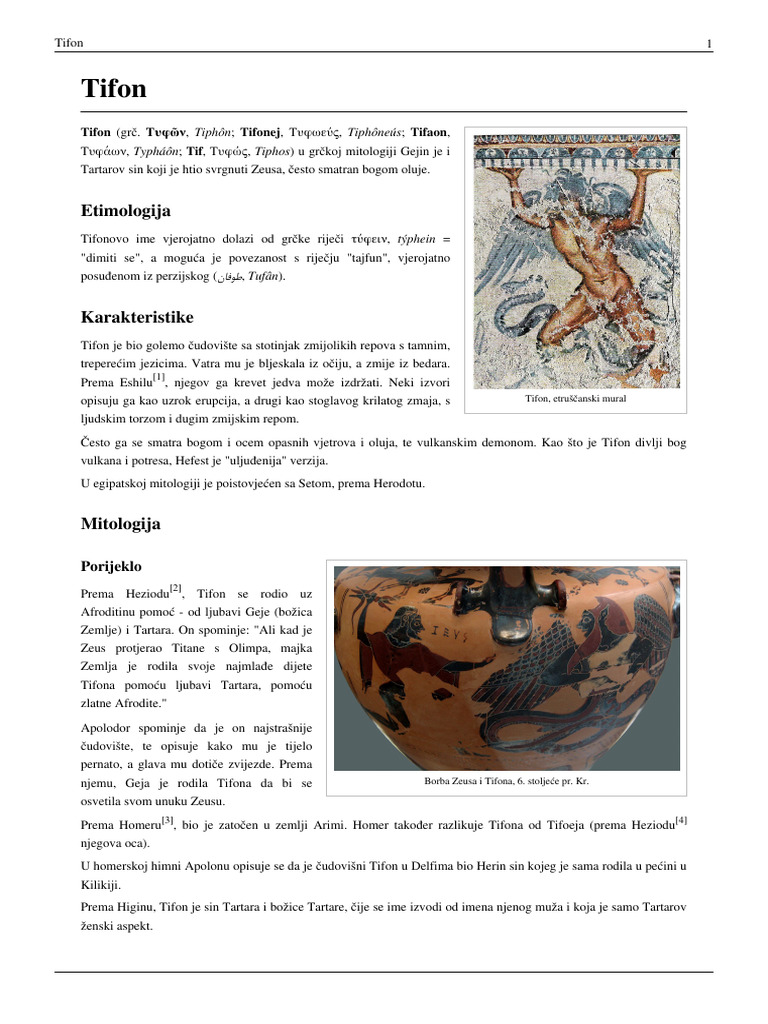 Tifon | PDF