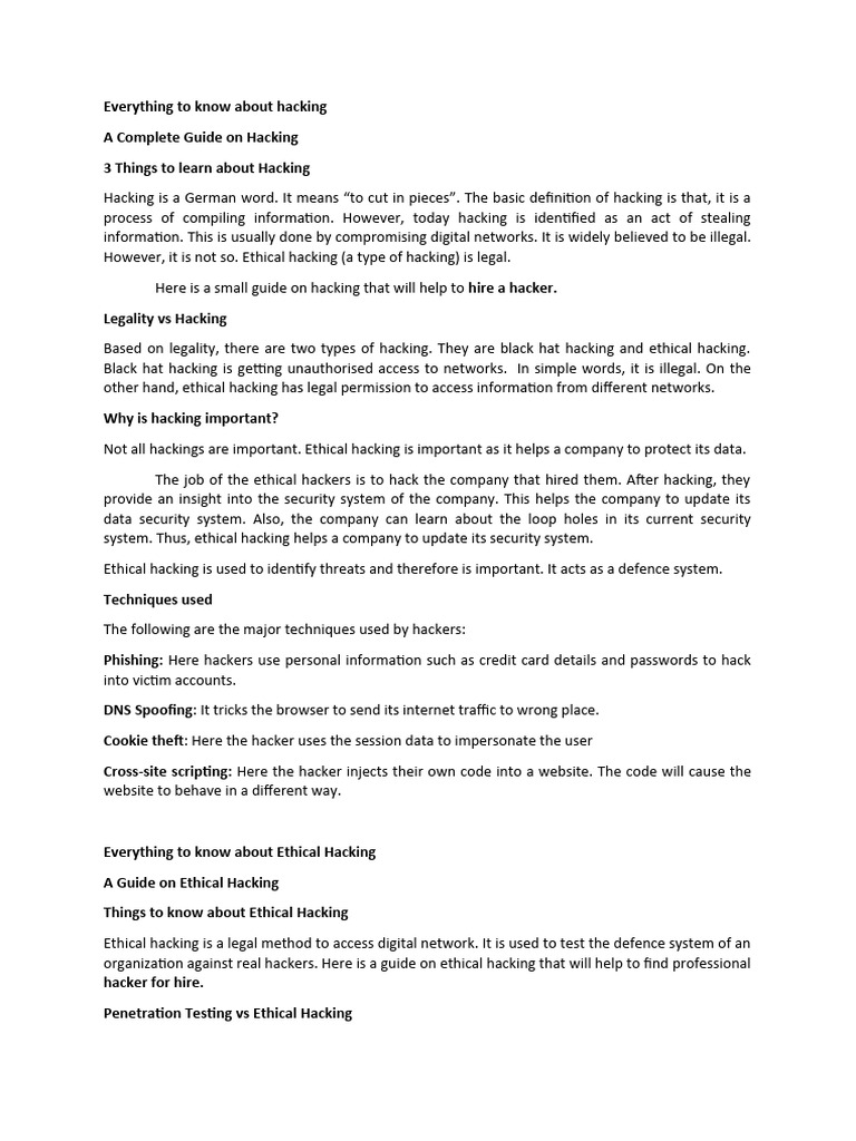 Cyber Security Ethical Hacking Download Free Pdf Security