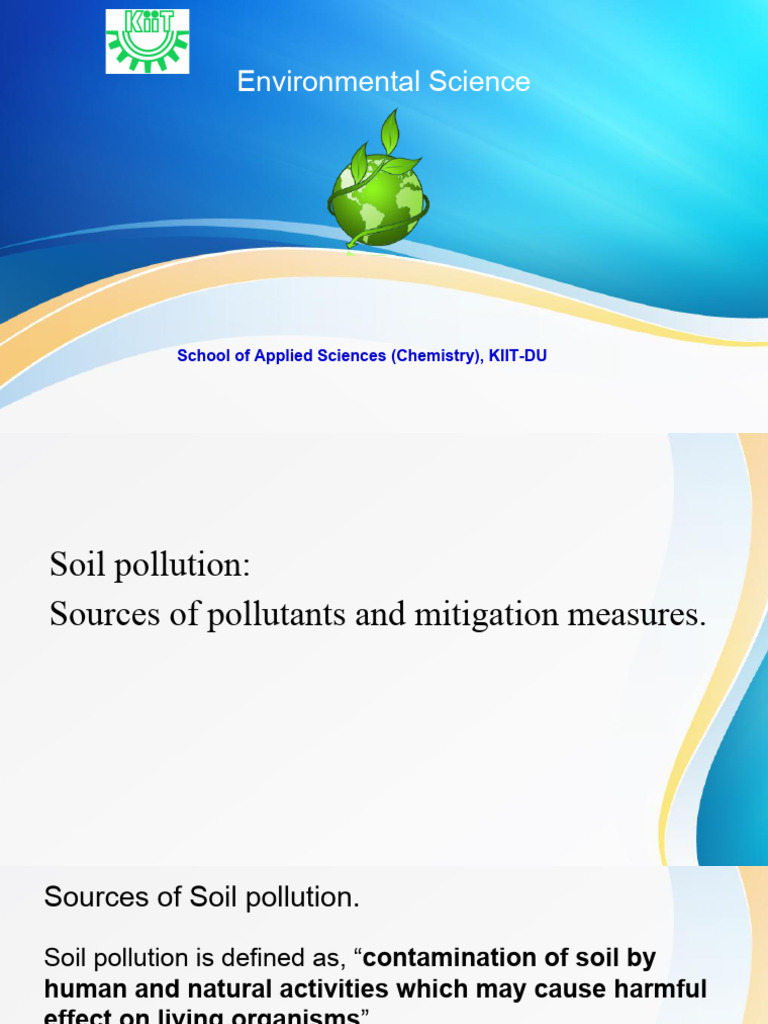 Soil Pollution | PDF | Waste | Water Pollution