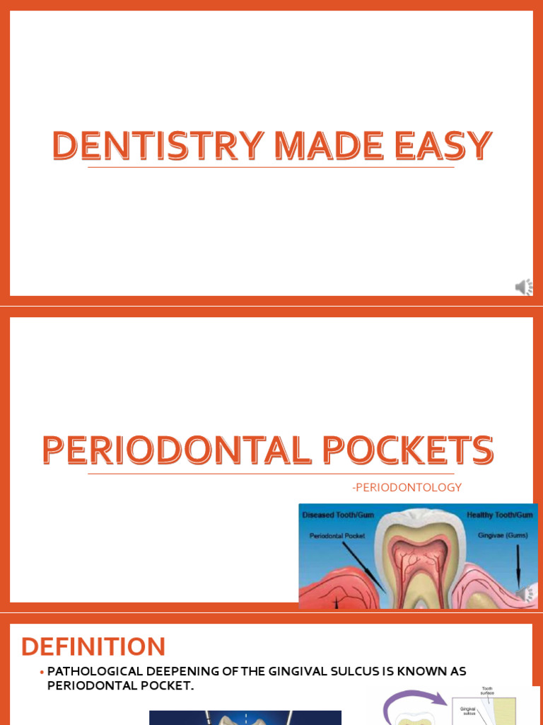 Periodontal Pocket Part-I | PDF | Periodontology | Dentistry