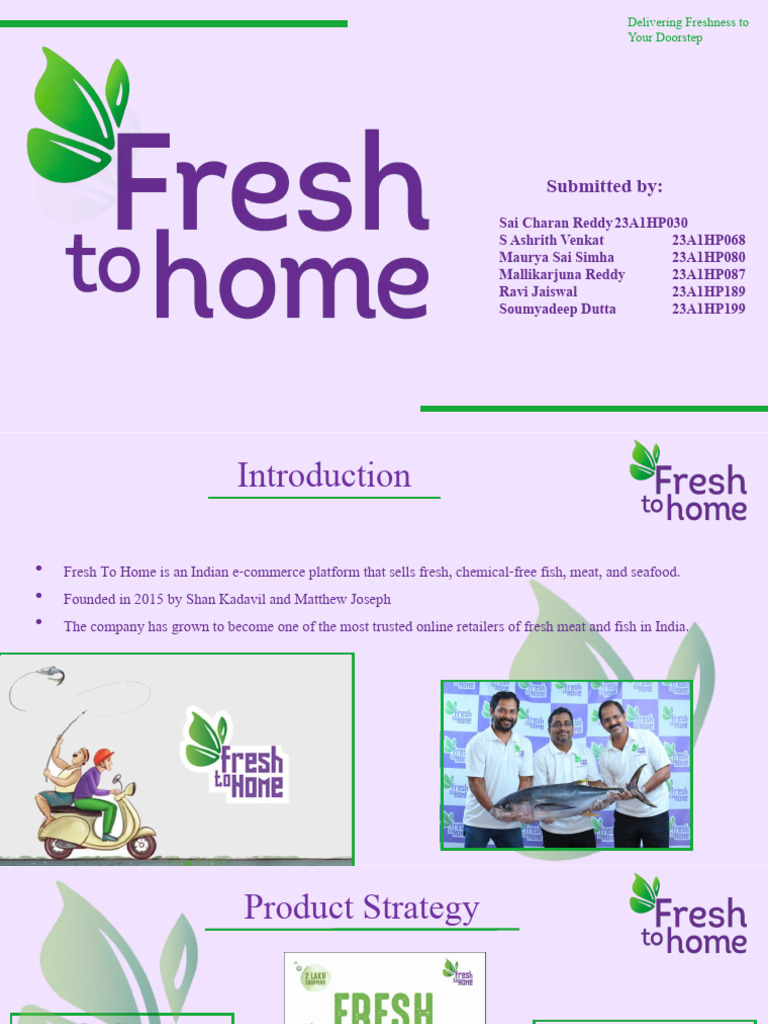 Fresh To Home Presentation1 | PDF | Pricing | Economies