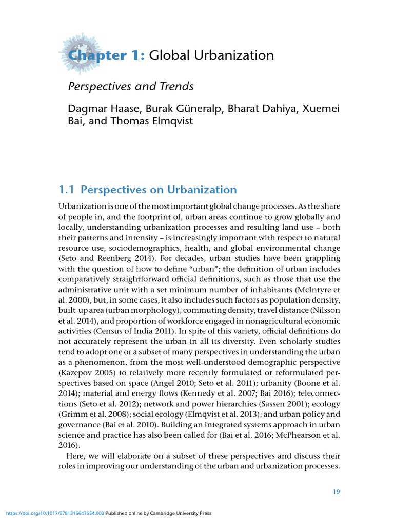 Urbanization | PDF | Urbanization | Population Growth