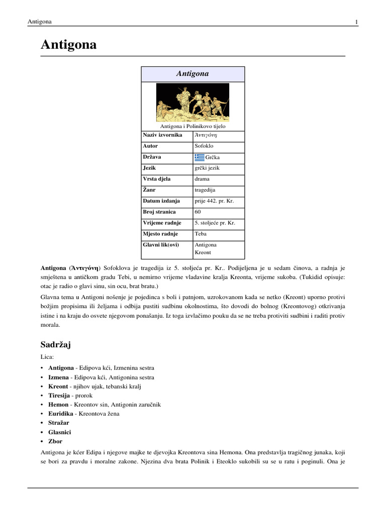 Antigona | PDF