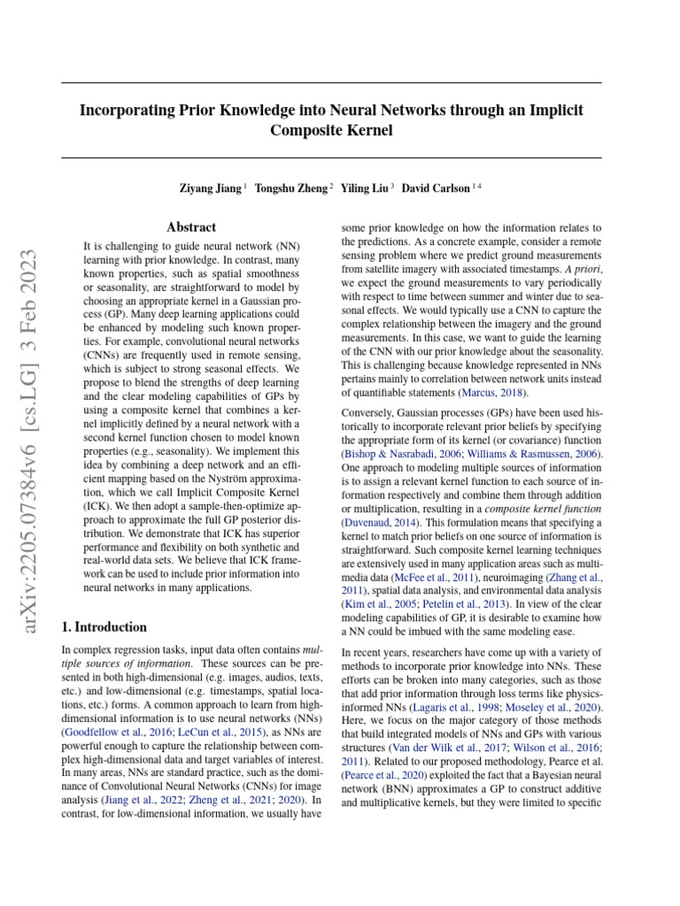 Jiang Et Al, 2023, Incorporating Prior Knowledge Into Neural Networks Through An Implicit ...