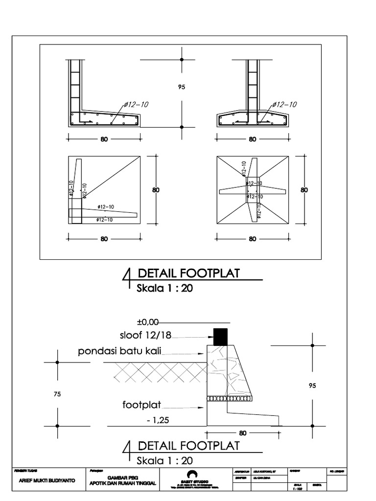 Detail Footplat | PDF
