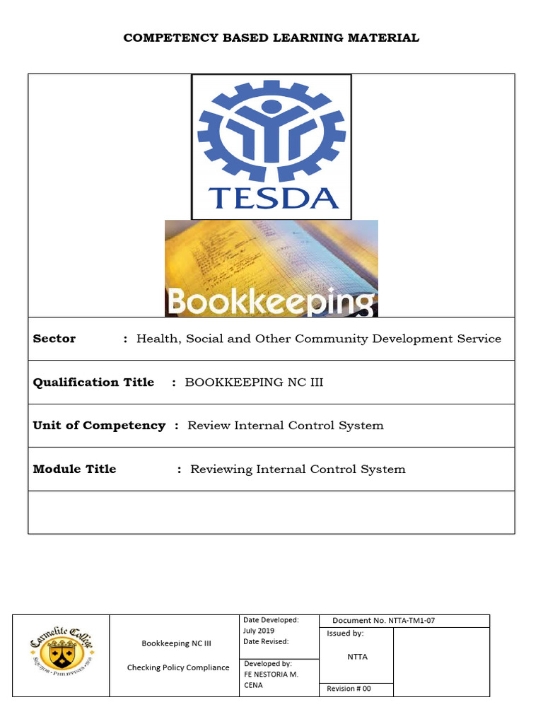 Review Internal Control System Guide | PDF | Internal Control | Audit