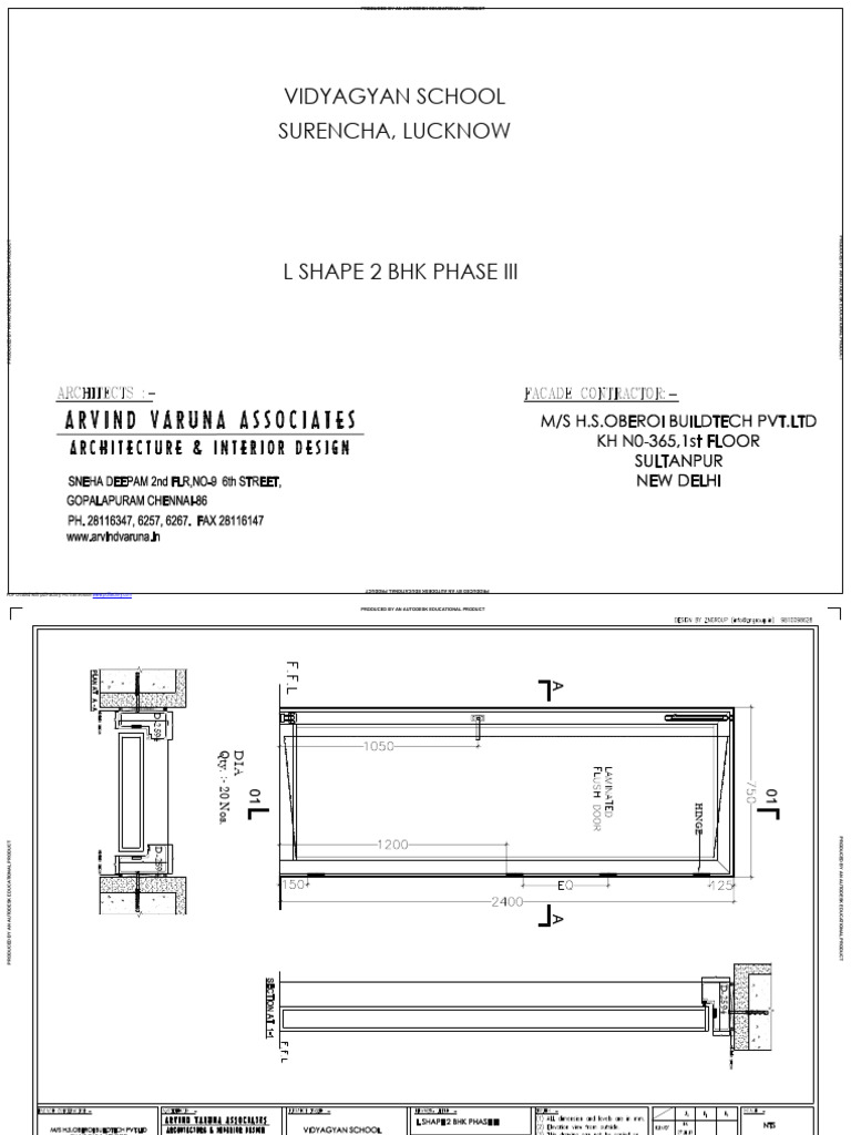 L Shape 2 BHK | PDF