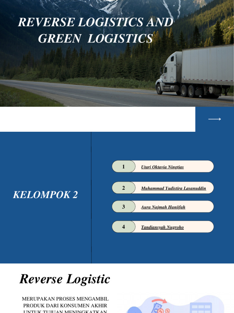 Kelompok 2 Manajemen Logistik (Reverse Logistics & Green Logistics) | PDF | Bisnis