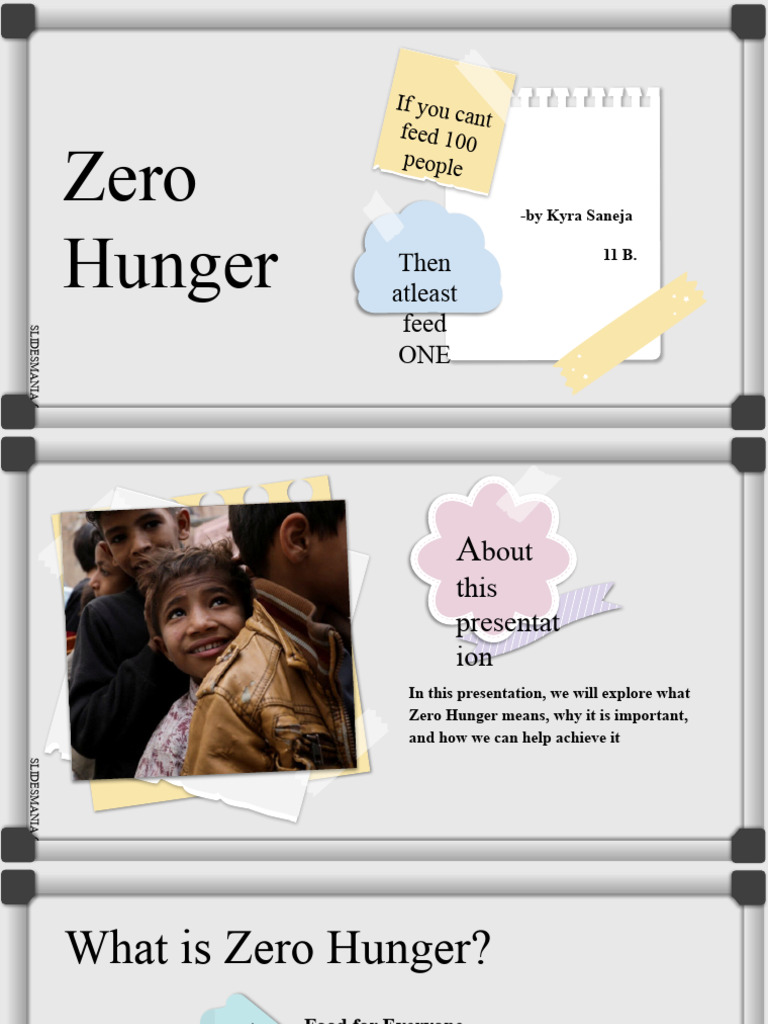 Zero Hunger | PDF | Hunger | Food Security