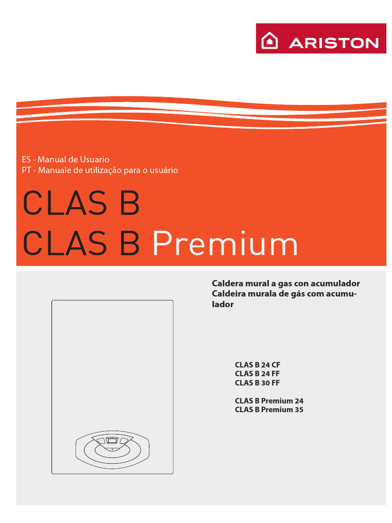 Clas B - Clas B Premium | PDF | Temperatura | Água
