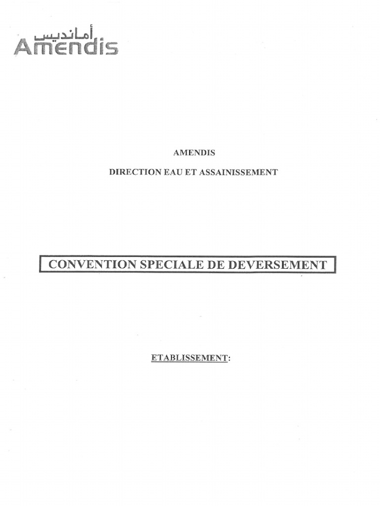 Convention Amendis | PDF