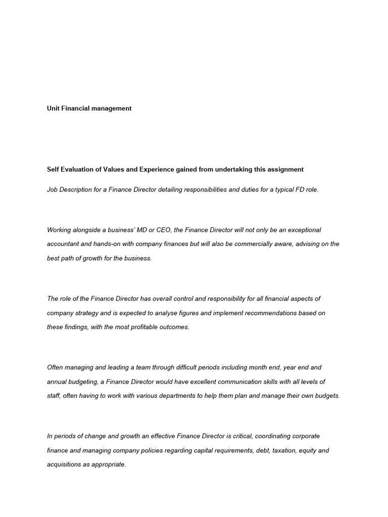 2 Financial Management Sample 2 | PDF | Net Present Value | Balance Sheet