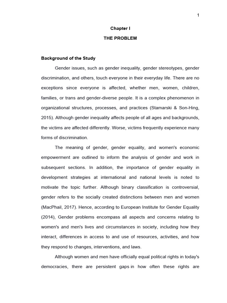 Finallll - 101 | PDF | Gender Inequality | Gender Studies