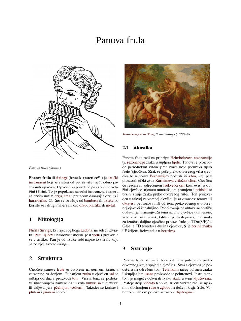 Panova Frula | PDF
