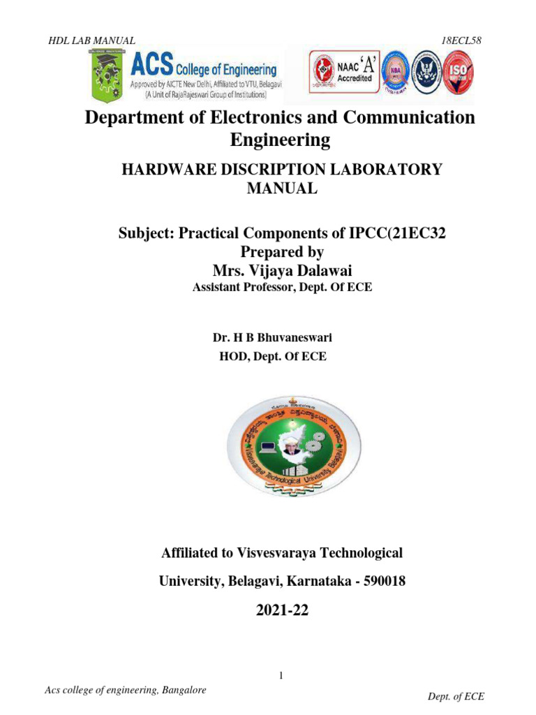 Hdl Manual 21 Scheme Download Free Pdf Hardware Description Language Vhdl 4367