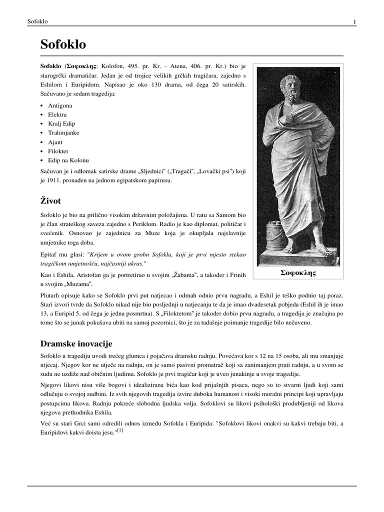 Sofoklo | PDF
