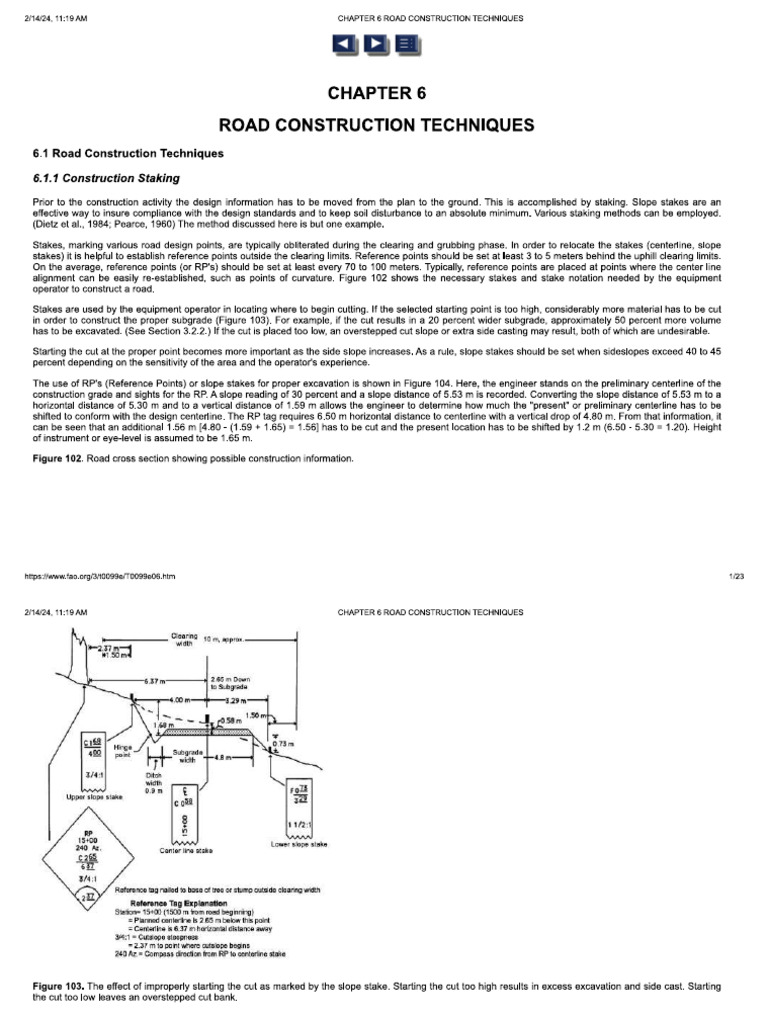 Road Construction Techniques | PDF