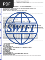 Swift MT103 Message User Manual | PDF | Payments | Computing