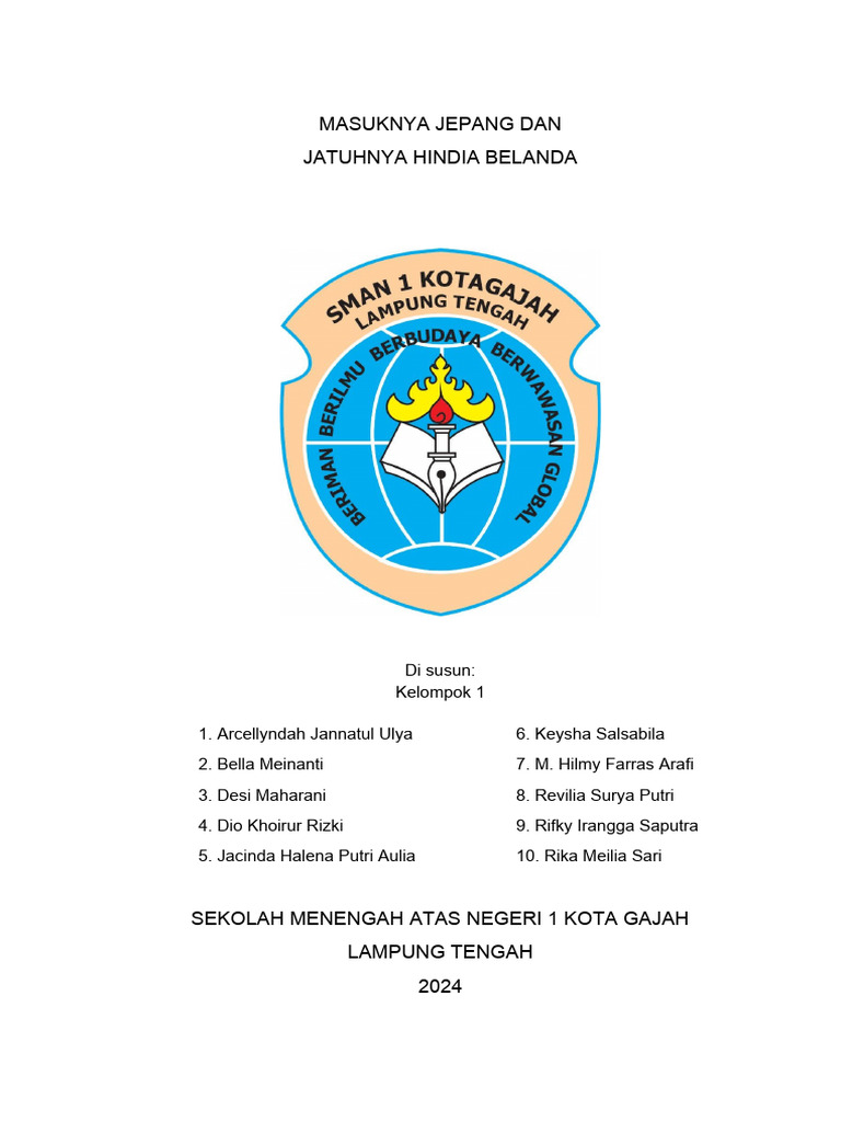 Masuknya Jepang dan Jatuhnya Hindia | PDF