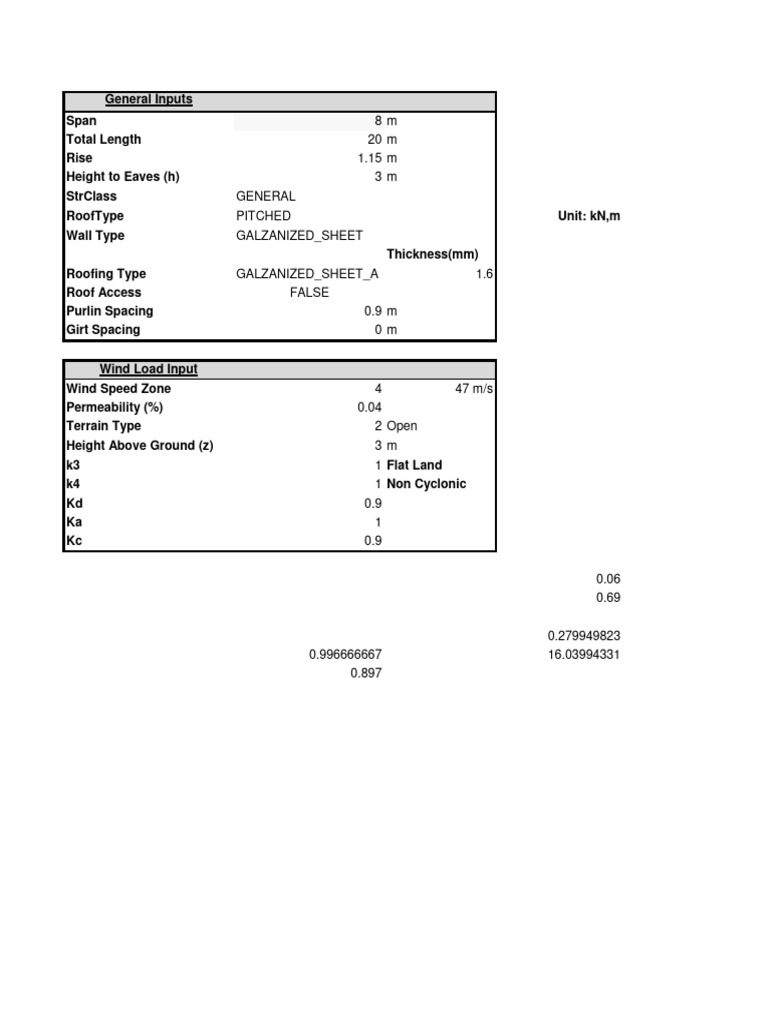 Wind Load VBA coding output | PDF | Roof | Building Engineering
