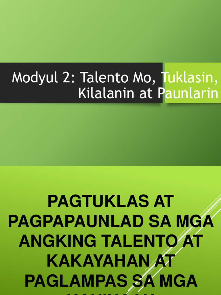 Esp 7 Module 2 | PDF