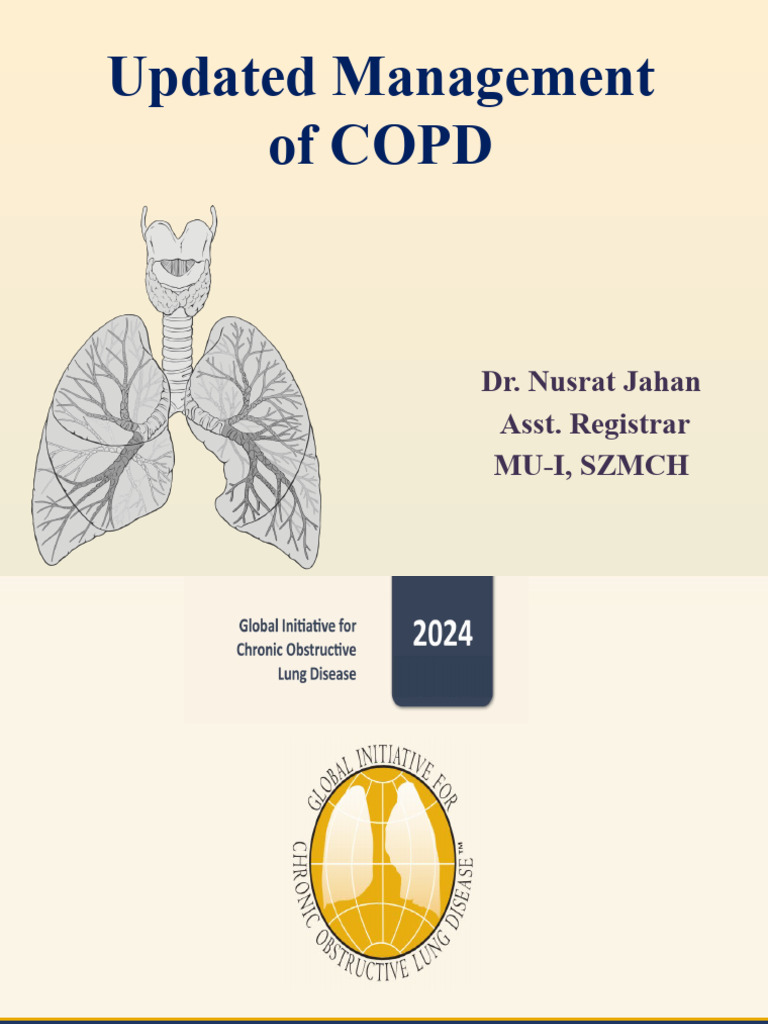 Update MX of COPD | PDF | Chronic Obstructive Pulmonary Disease | Respiratory Diseases