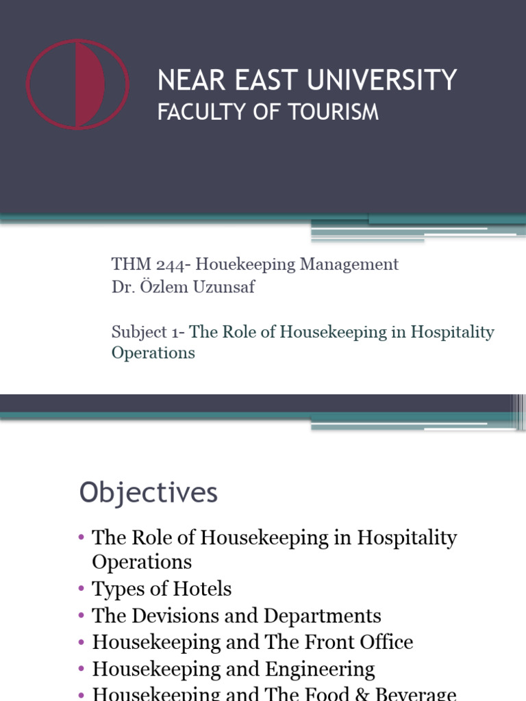 Housekeeping Management in Hospitality | PDF | Housekeeping | Hotel