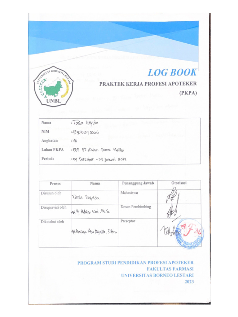 Log Book | PDF