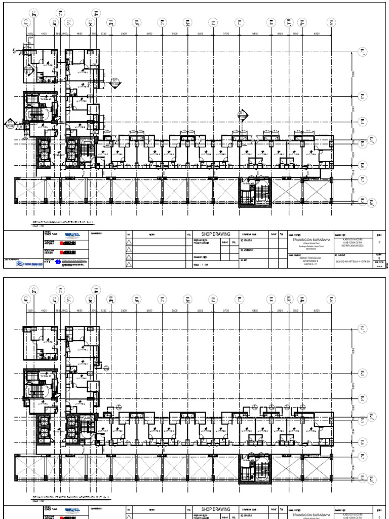 Trans Icon - Tower B - Lt.6 - 11 - Tanggulan & Kolom Praktis | PDF